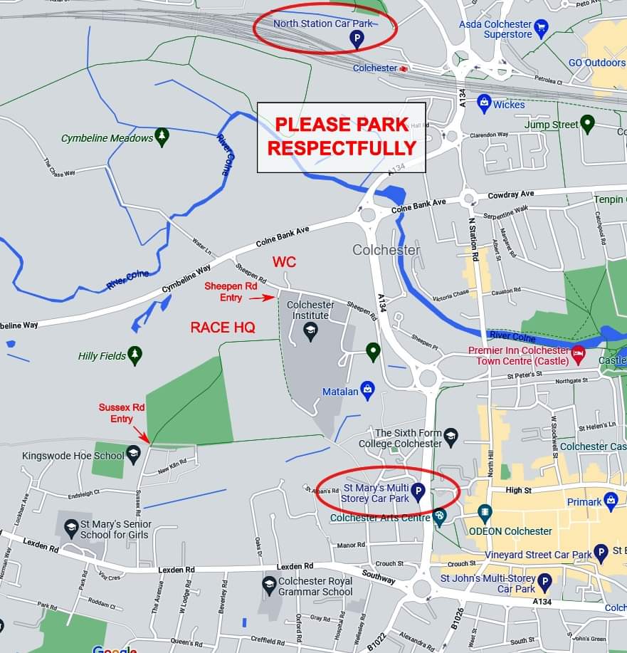 NESS XC race 3 - Hillyfields - Witham Running Club