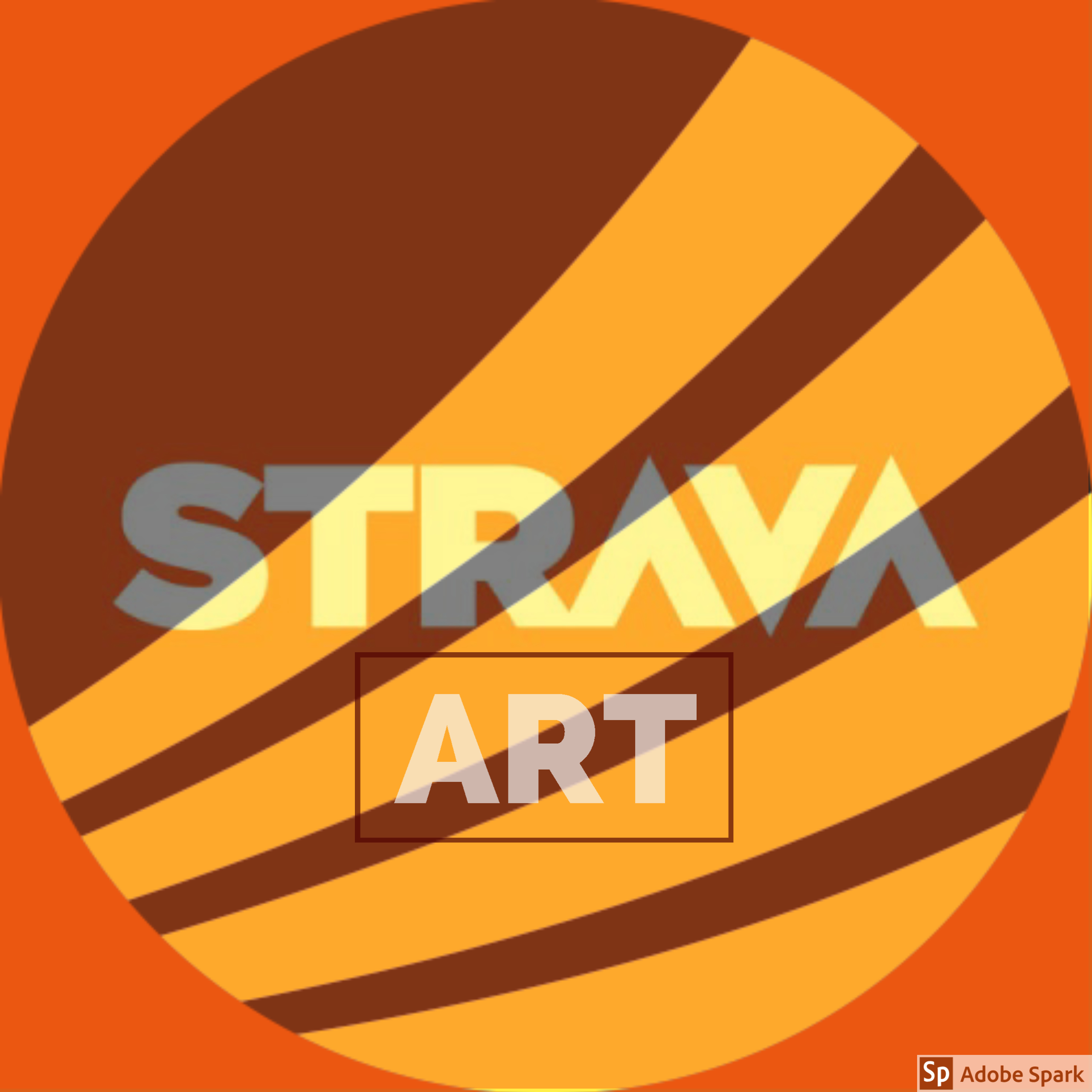 Strava Art Logo - Witham Running Club